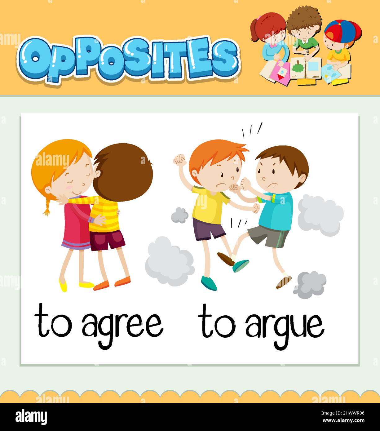 Argue card Stock Vector Images - Alamy