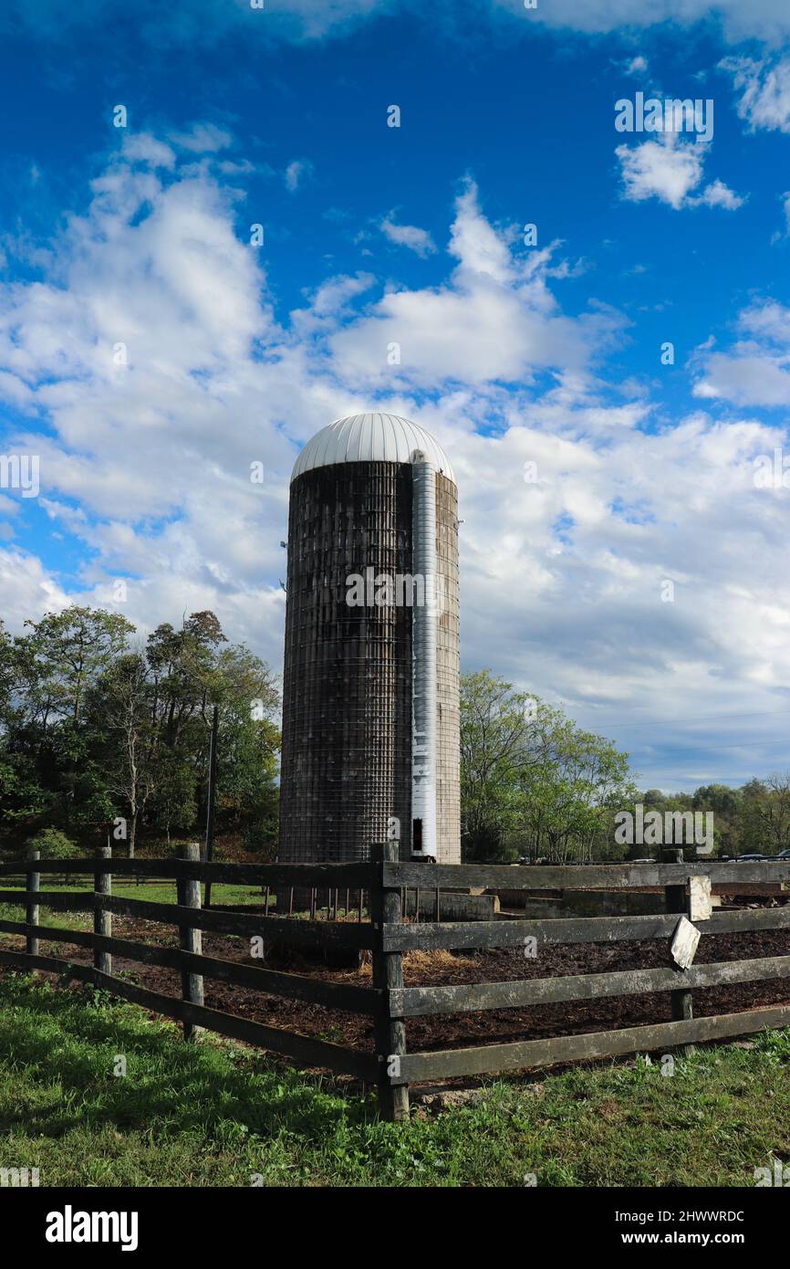 Blue skies white clouds silo hi-res stock photography and images - Alamy