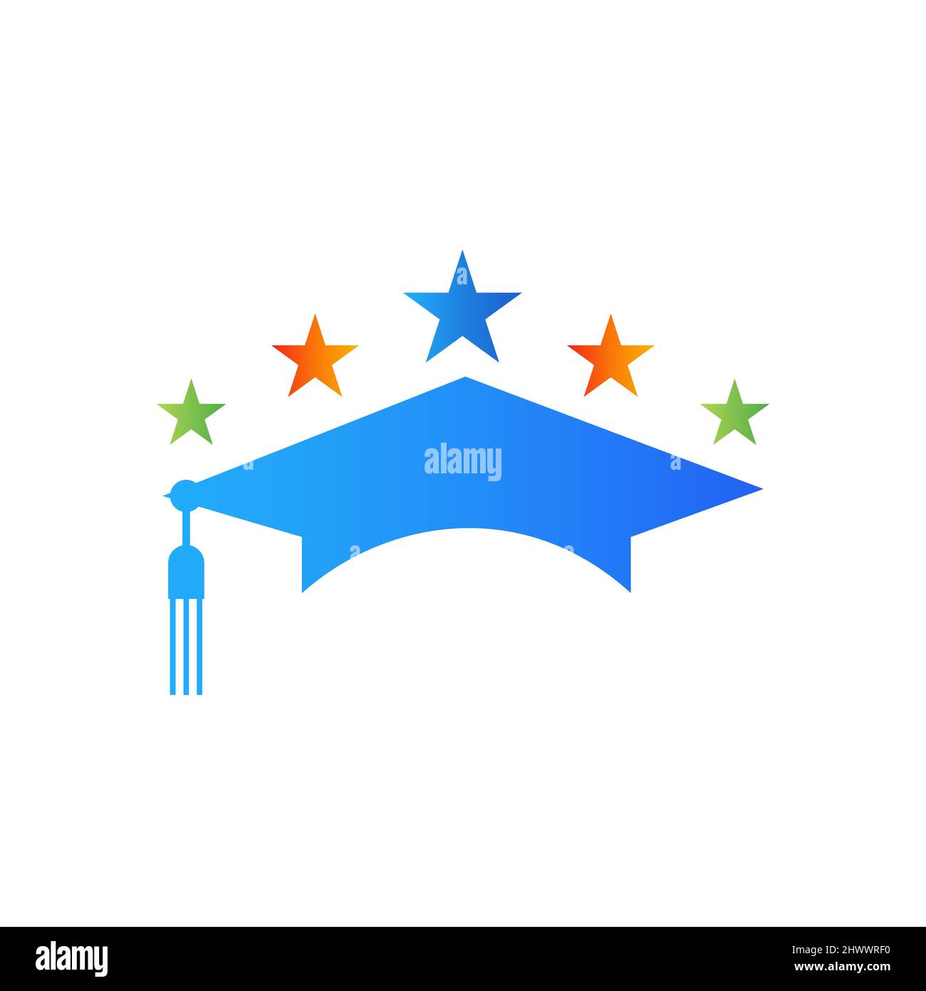 Education Logo Initial Graduation Cap Concept. Education Logo Design ...