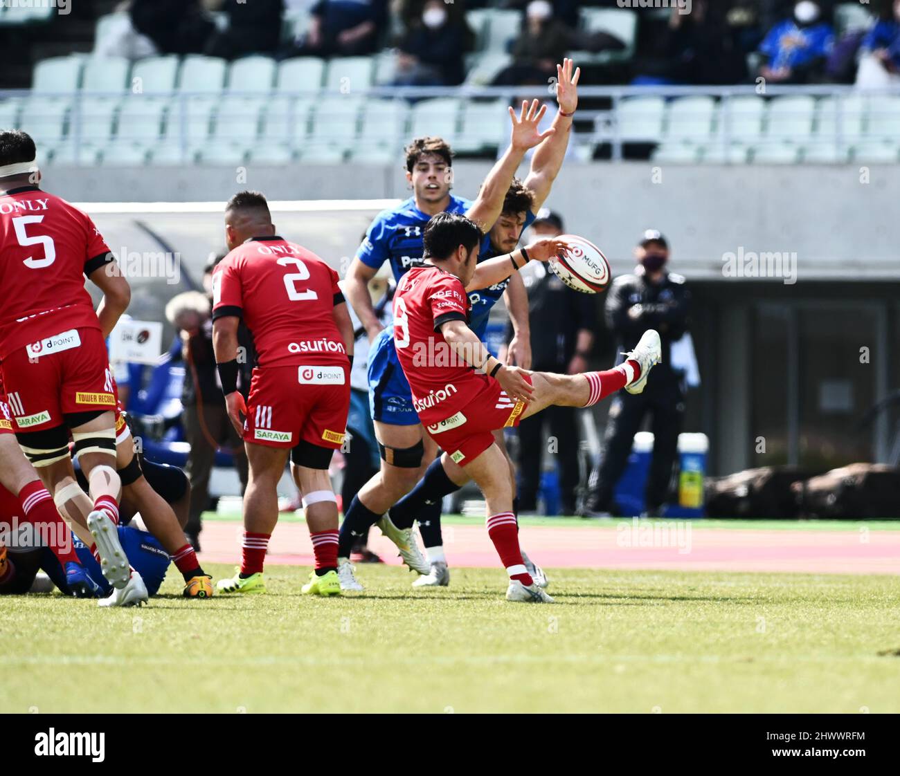 Tatsuya Hamano (NTT), MARCH 5, 2022 - Rugby : Japan Rugby League One match between NTT Docomo ...
