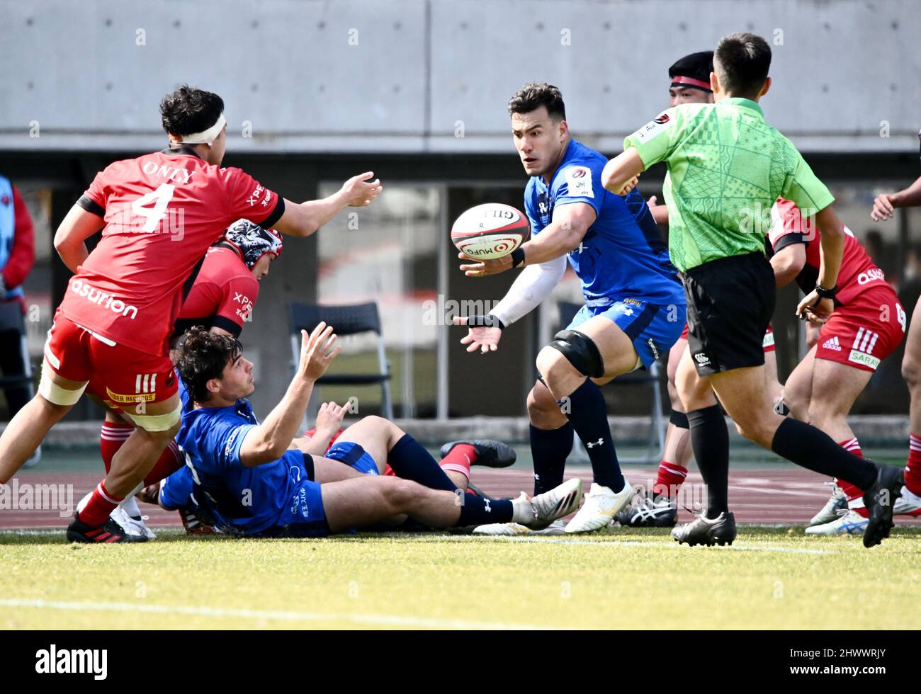 Osaka, Japan. 5th Mar, 2022. Ben Gunter () Rugby : Japan Rugby League ...