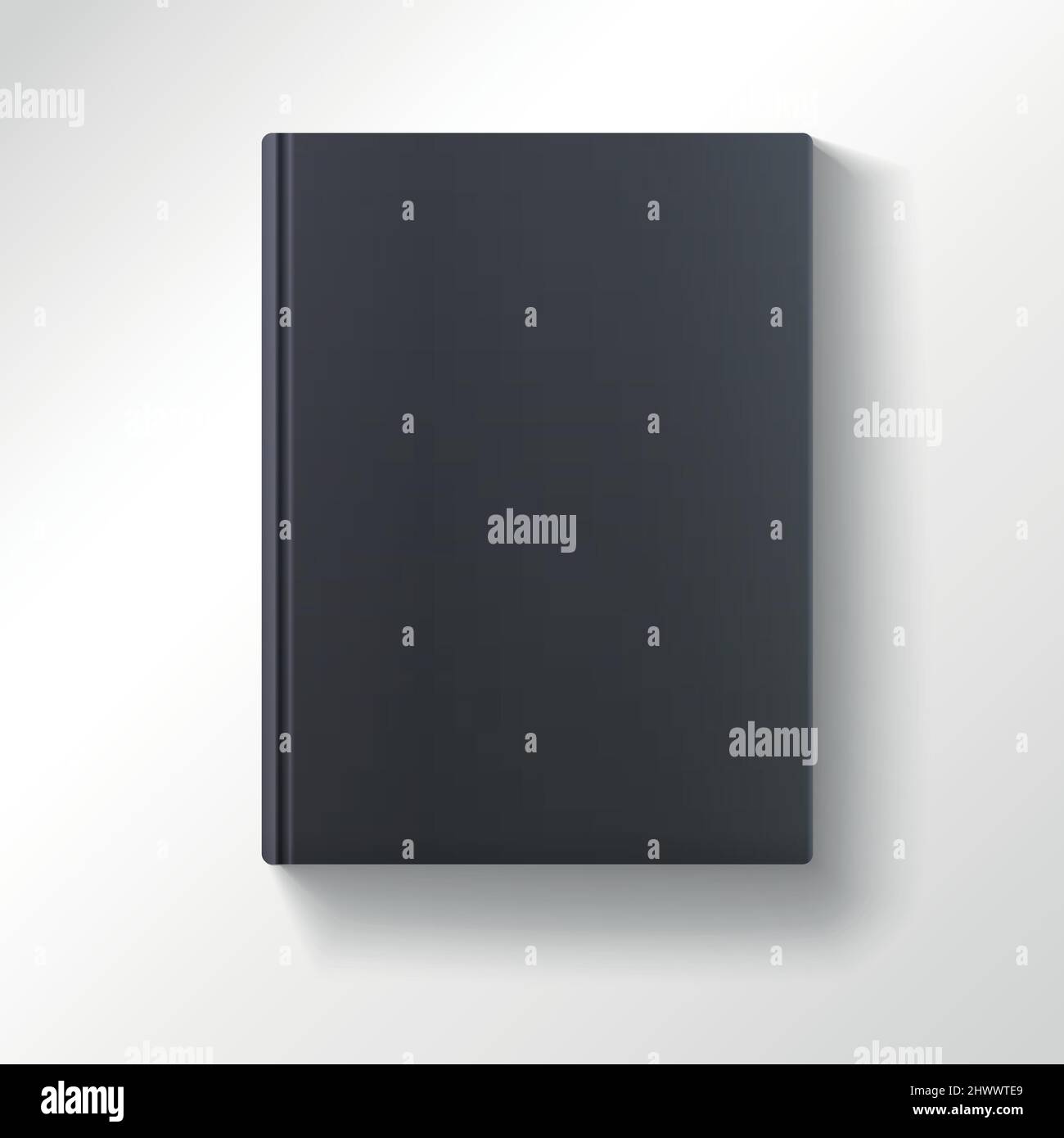 Blank black book isolated Stock Vector Image & Art - Alamy