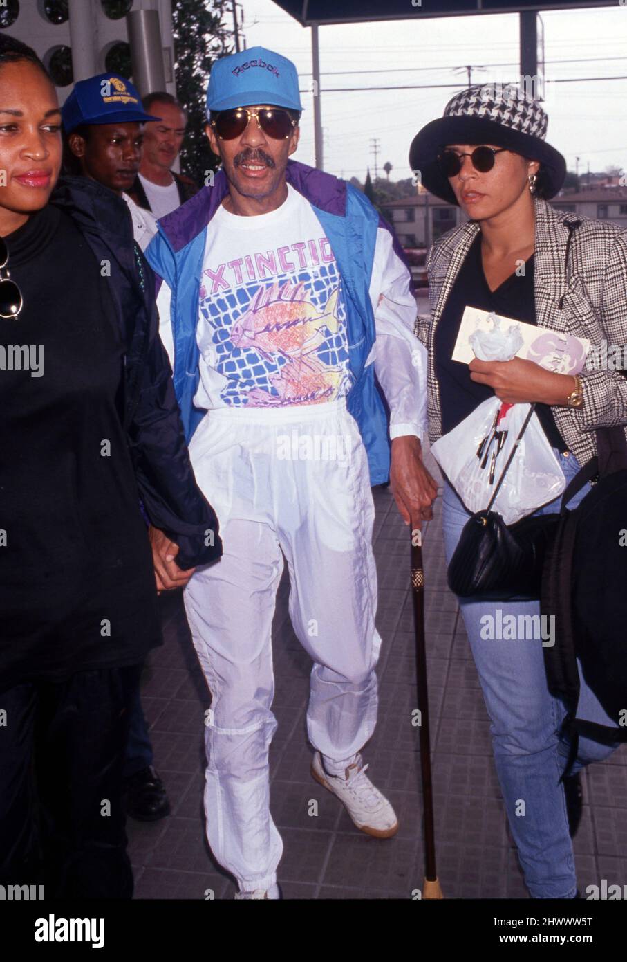 Richard Pryor atLos Angels International Airport on September 29, 1991 ...