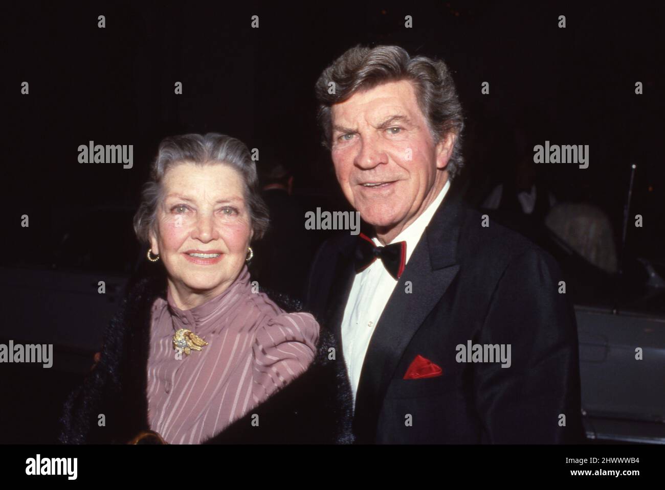 Robert Preston and wife Catherine Circa 1980's Credit: Ralph Dominguez ...