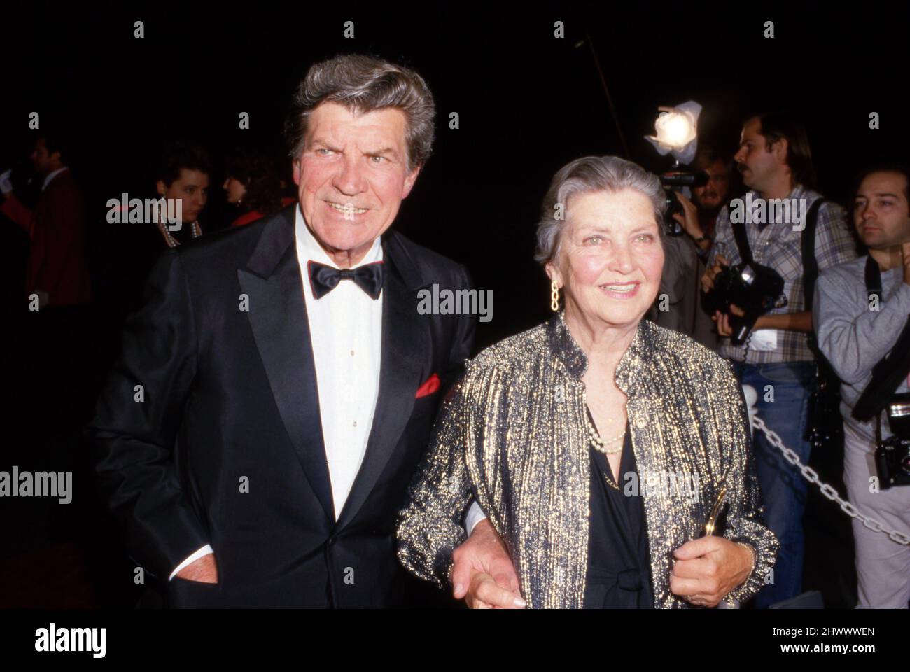 Robert Preston and wife Catherine Circa 1980's Credit: Ralph Dominguez ...