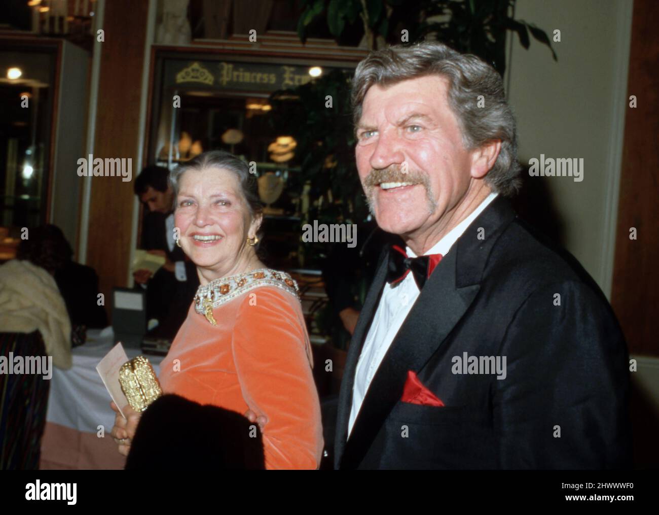 Robert Preston and wife Catherine Circa 1980's Credit: Ralph Dominguez ...