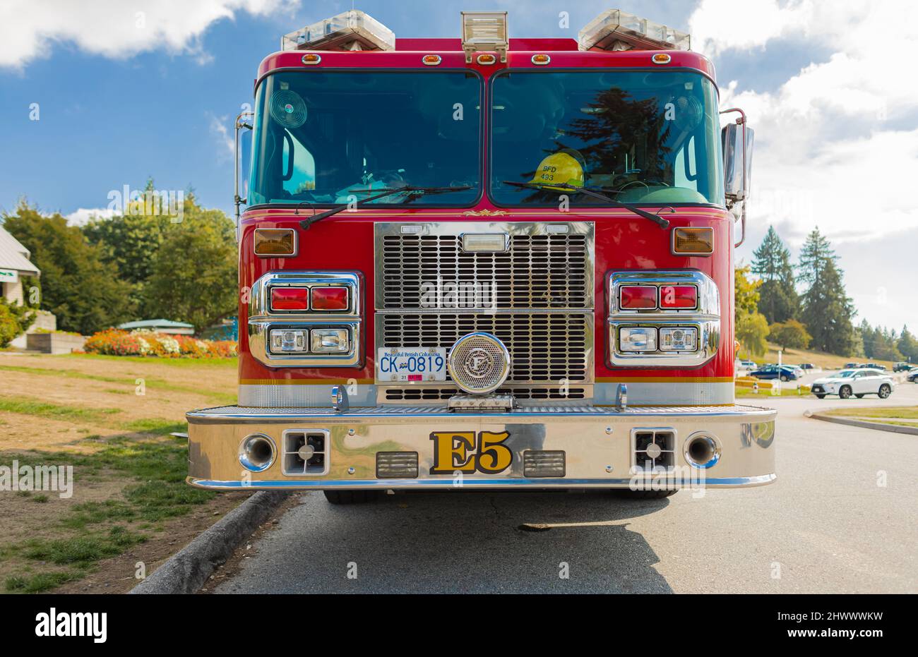 Fire Truck Front View