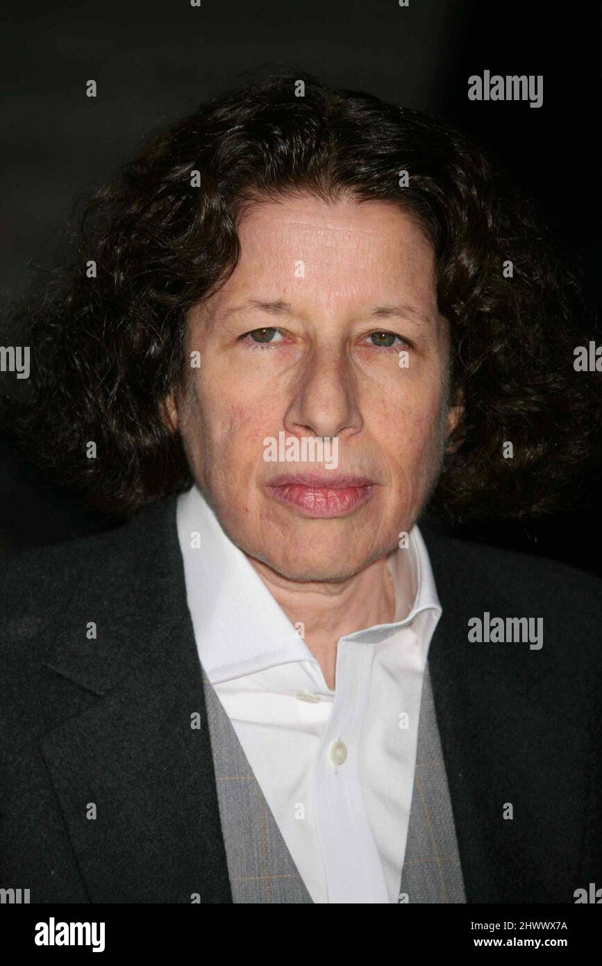 Fran Lebowitz arriving at the Vanity Fair Tribeca Film Festival Party ...