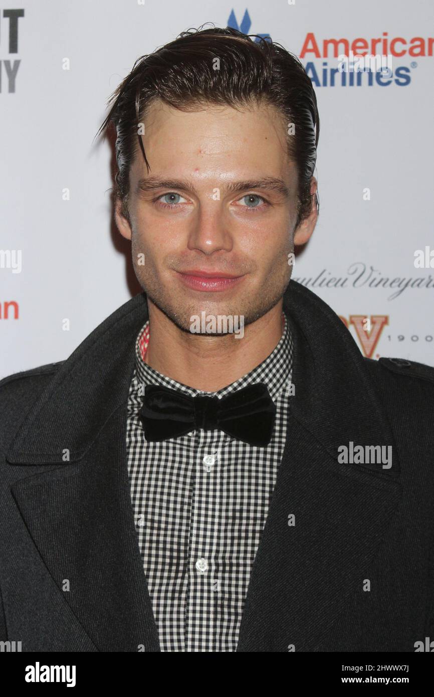 Sebastian Stan attends the opening night party for the Roundabout ...