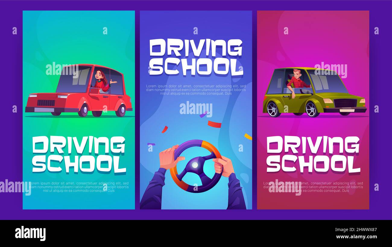 Driving lessons woman sitting in hi-res stock photography and images ...