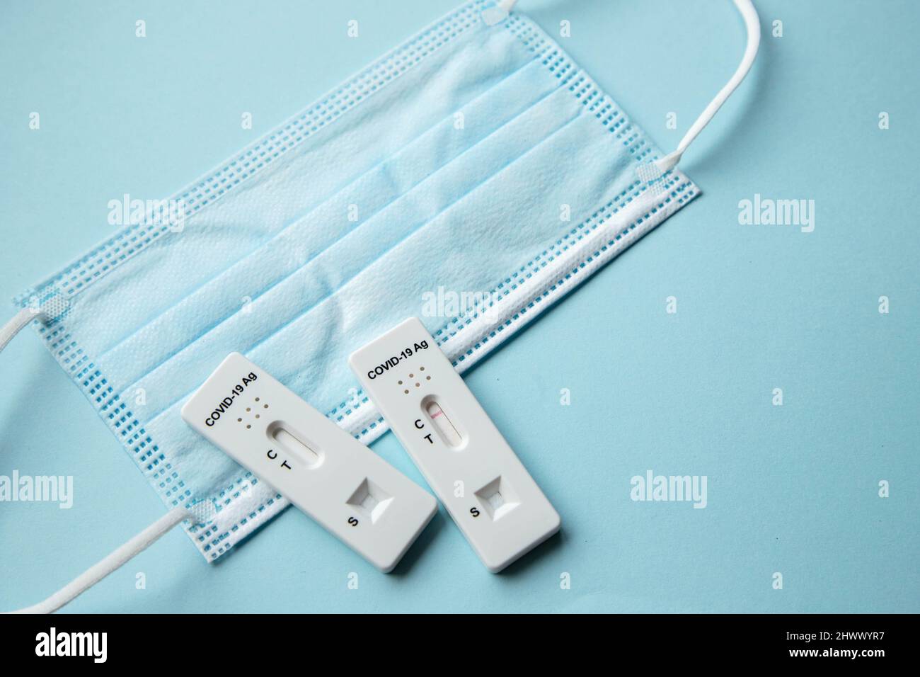 Test kit for viral disease COVID-19 Stock Photo - Alamy