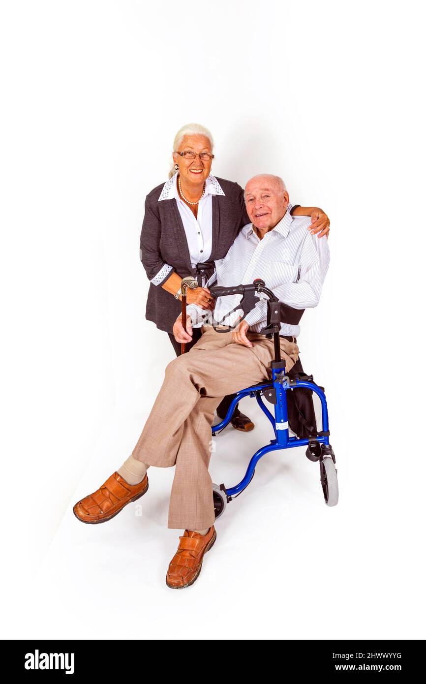 Man in wheelchair home Cut Out Stock Images & Pictures - Alamy