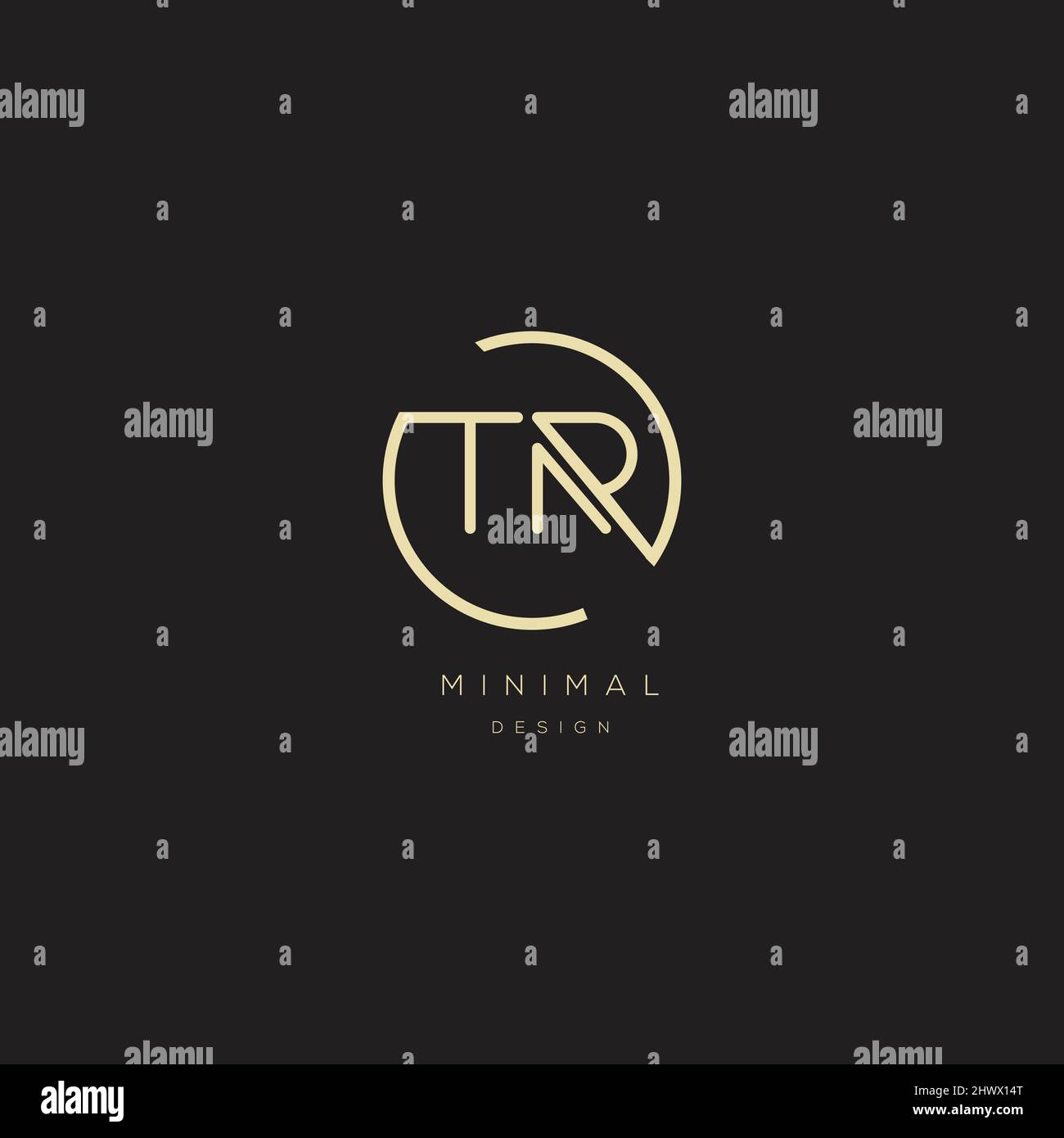 Alphabet letters Initials Monogram logo TR Stock Vector Image & Art - Alamy