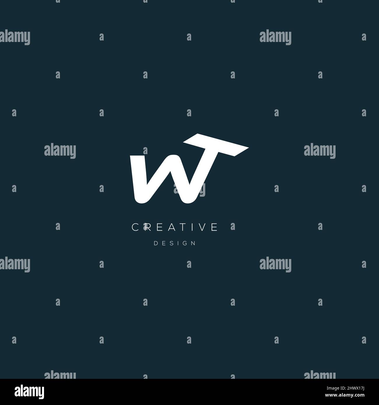 Wj letters Stock Vector Images - Alamy