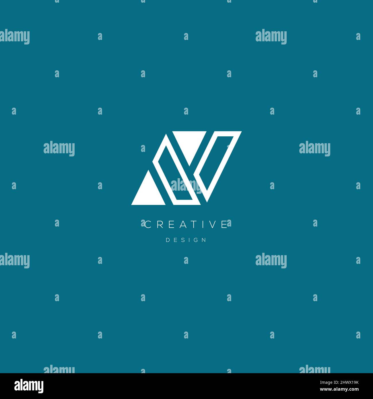 Alphabet letters Initials Monogram logo AV Stock Vector Image & Art - Alamy