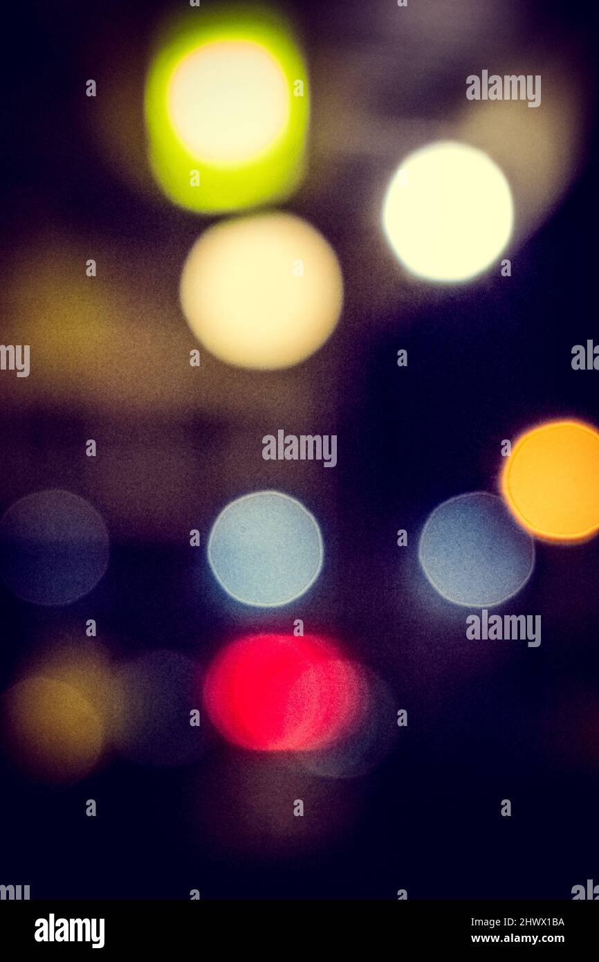 Bokeh of colorful light background Stock Photo - Alamy