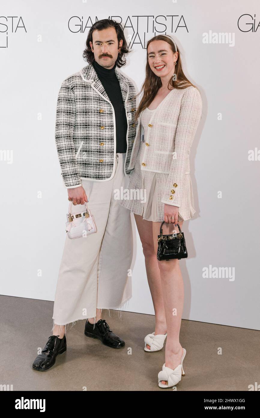Jean-Sebastien Rocques and Alice Barbier attend the Giambattista Valli ...