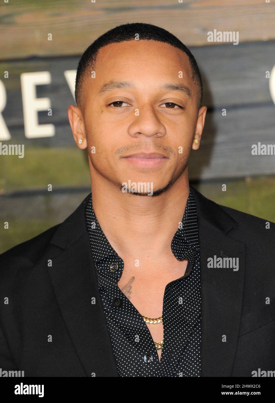 Los Angeles, CA. 7th Mar, 2022. DeRon Horton at arrivals for THE LAST ...