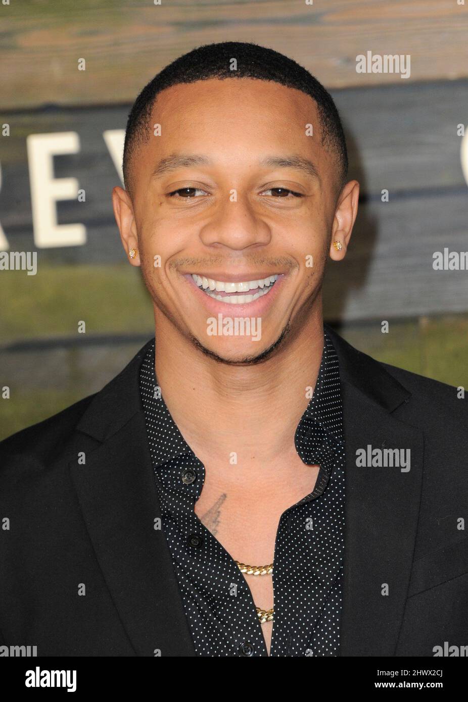 Los Angeles, CA. 7th Mar, 2022. DeRon Horton at arrivals for THE LAST ...