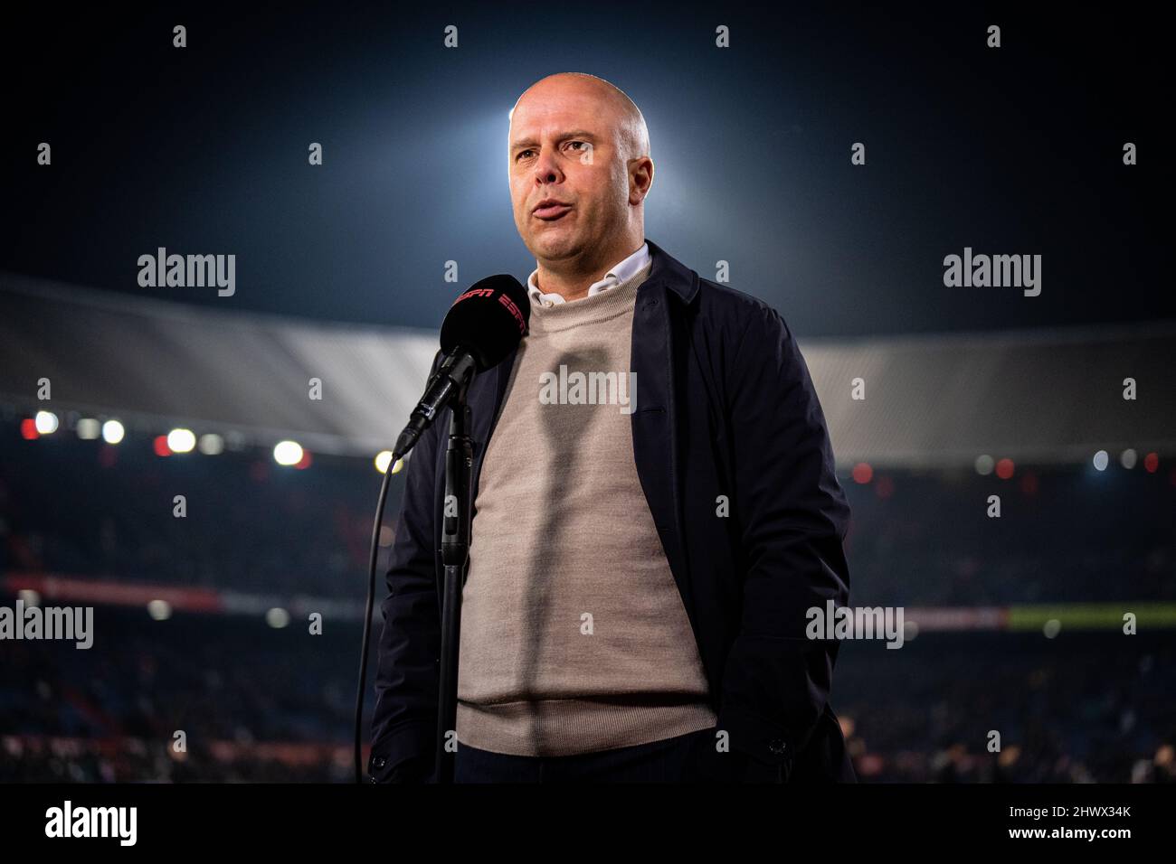 Rotterdam - Feyenoord coach Arne Slot during the match between ...