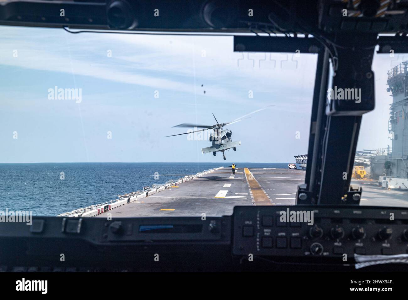 PACIFIC OCEAN (March 5, 2022) An MH-60S Sea Hawk helicopter from ...