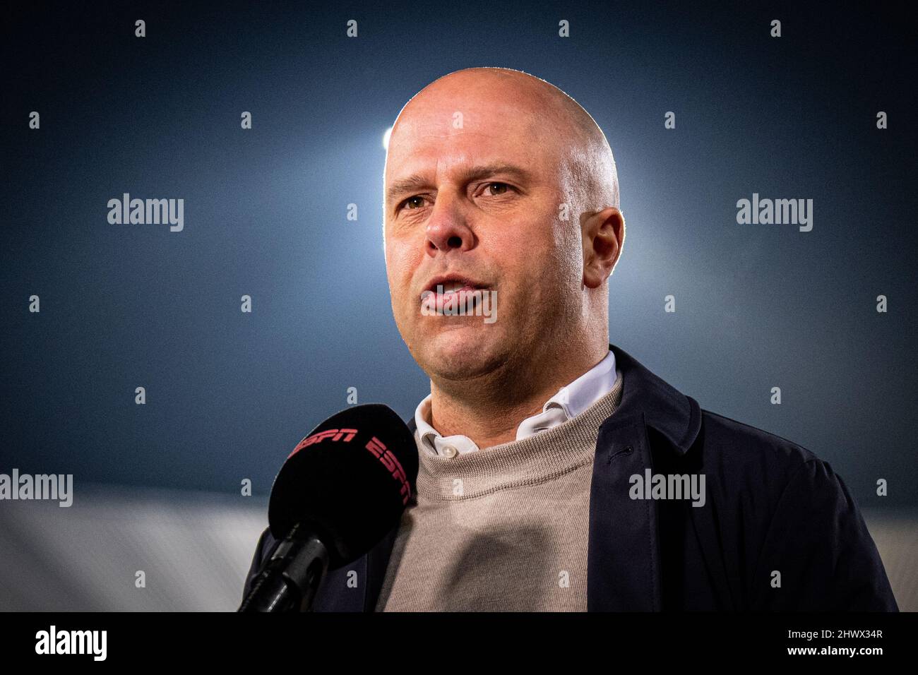 Rotterdam - Feyenoord coach Arne Slot during the match between ...