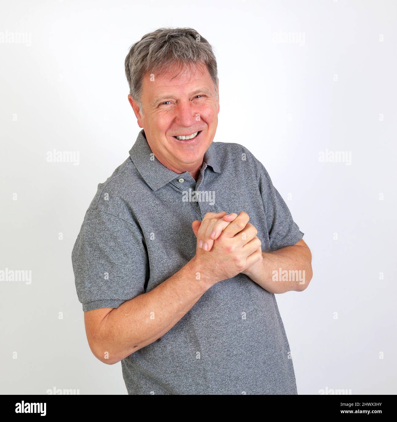 Positive caucasian middle aged father hi-res stock photography and ...