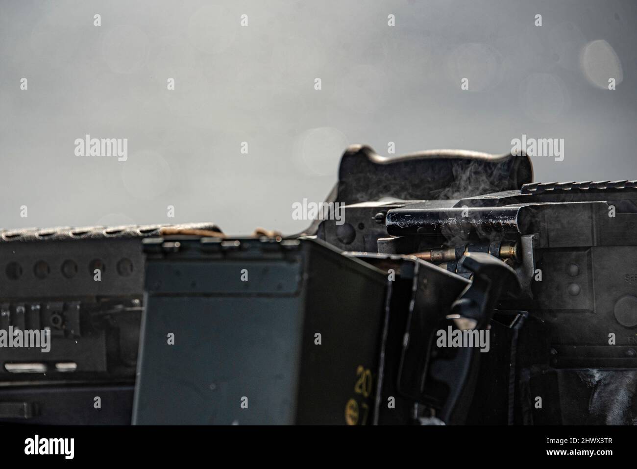 U.S. Coast Guard crew members assigned to the USCGC Stratton (WMSL 752 ...