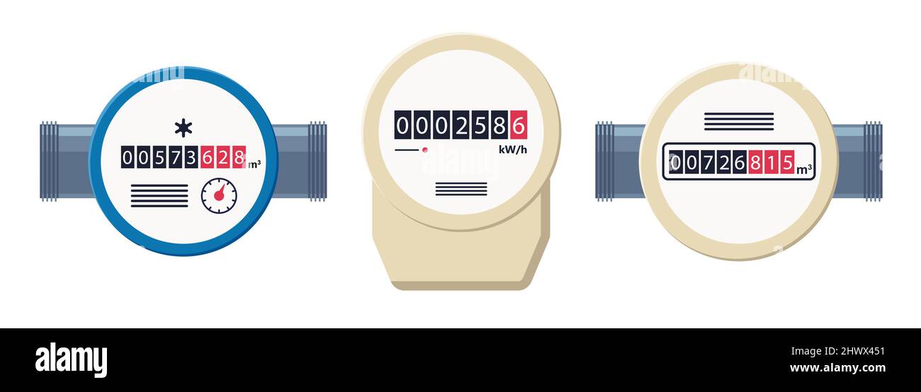 Electricity meter fuse kwh hi-res stock photography and images - Alamy