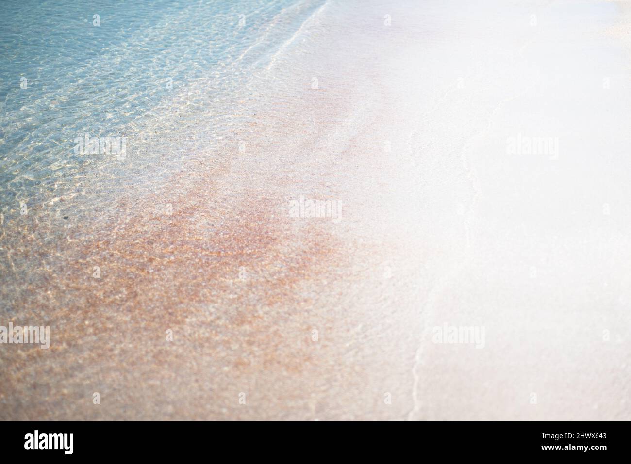 Backgrounds and gradients of nature. Sea water turns into a sandy beach ...