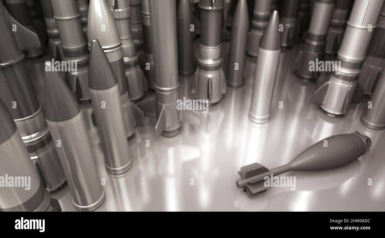 3d rendering military missile hi-res stock photography and images - Alamy