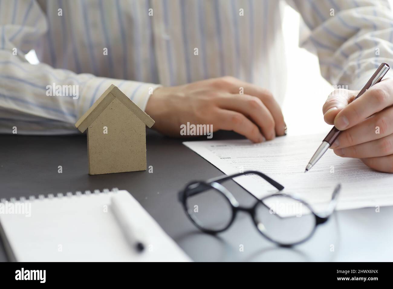 Insurance collateral concept. Life and property insurance. A ...