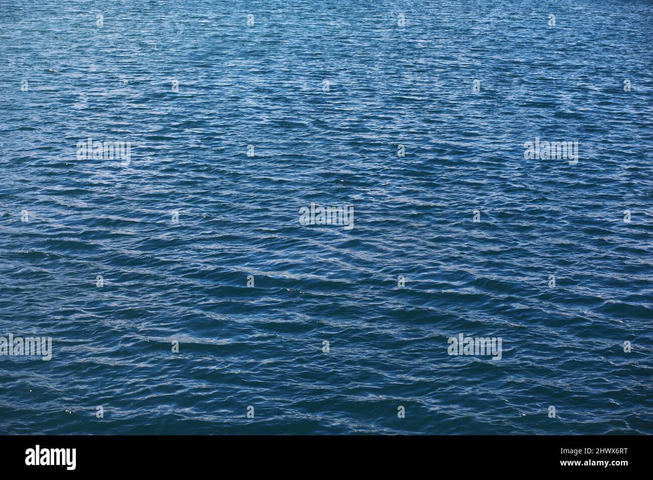 Water surface. The texture of the water. Waves on the lake windy ...