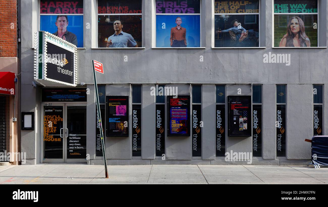 Minetta Lane Theatre, 18 Minetta Lane, New York, NYC storefront photo ...