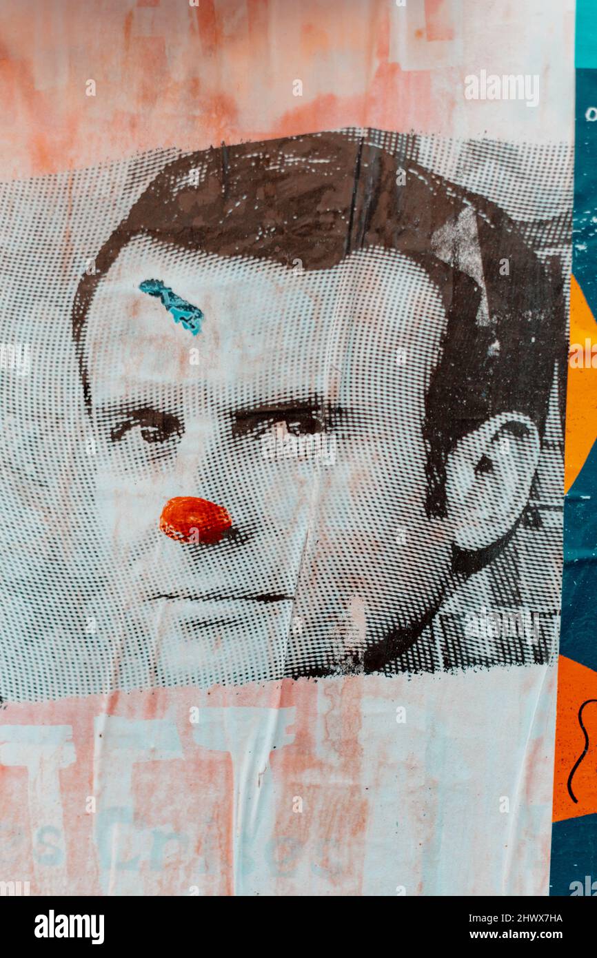 Emmanuel macron poster hi-res stock photography and images - Alamy