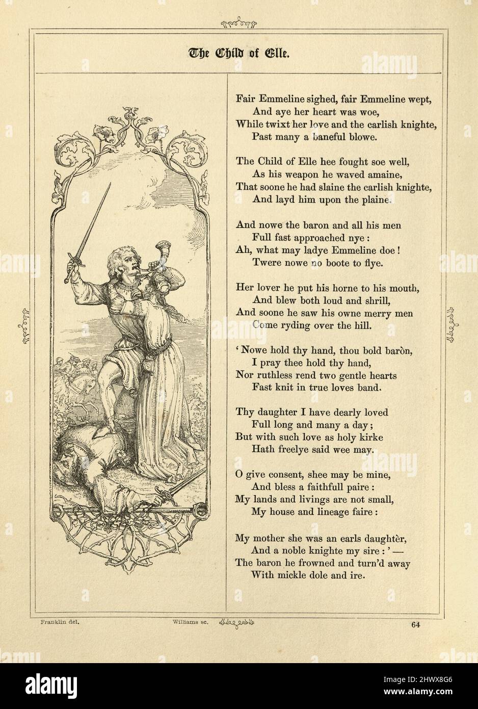 Knight rescuing princess hi-res stock photography and images - Alamy