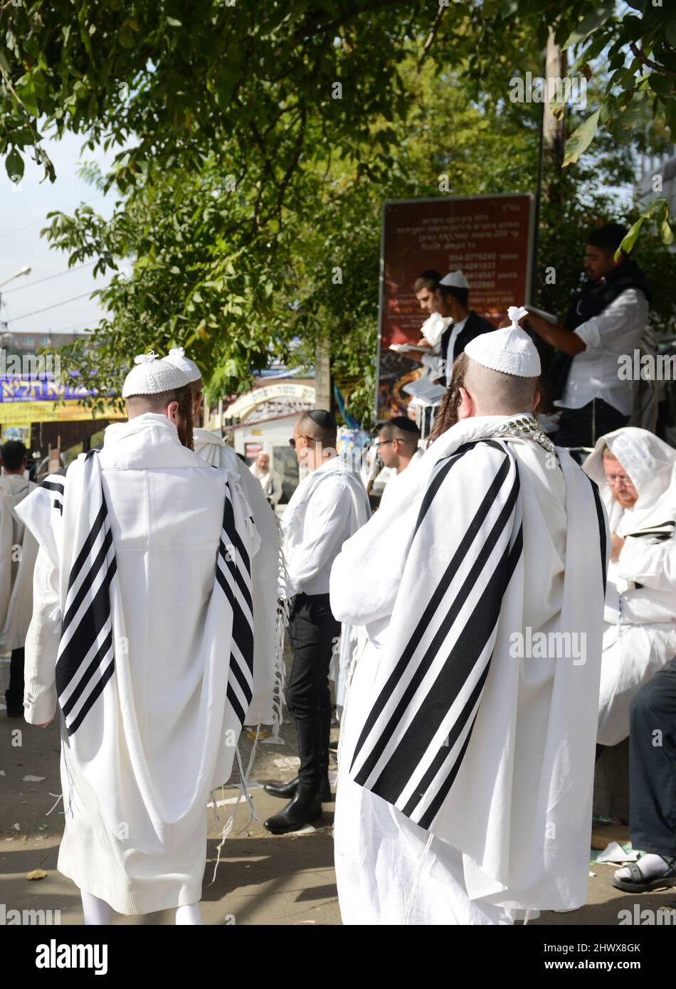 Uman, Ukraine. 21th of September 2017. Jewish pilgrimage to the holy ...