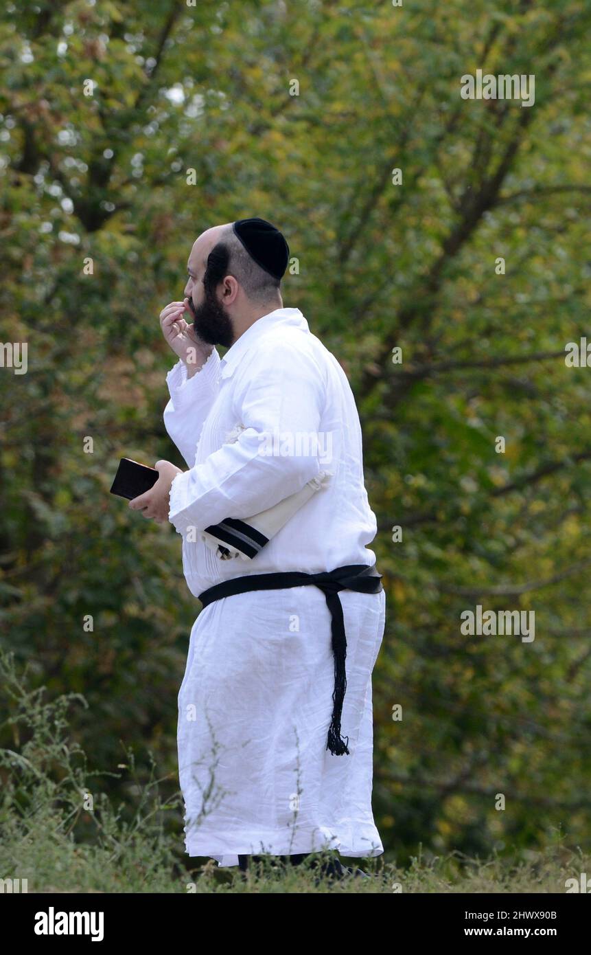 Uman, Ukraine. 21th of September 2017. Jewish pilgrimage to the holy ...