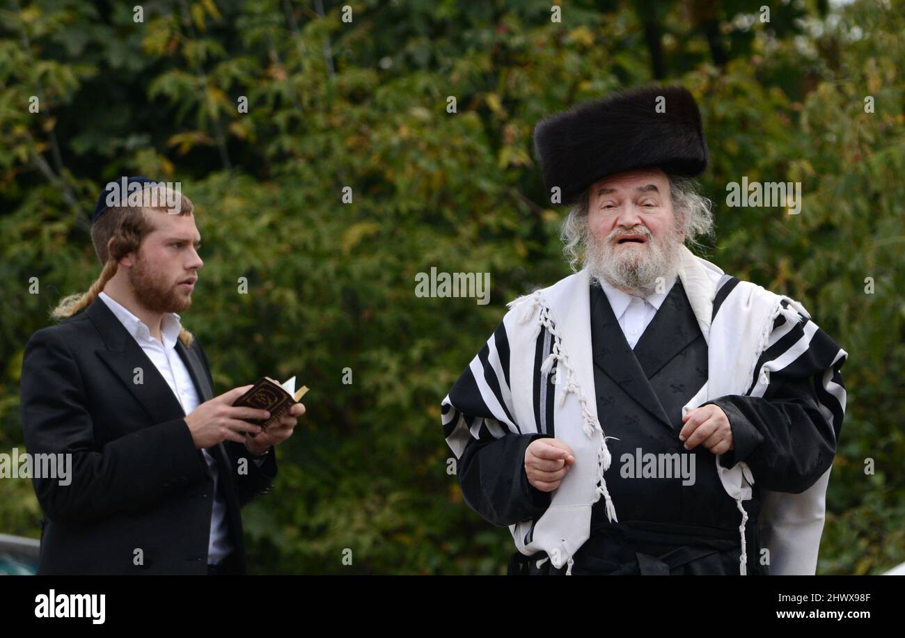 Uman, Ukraine. 21th of September 2017. Jewish pilgrimage to the holy ...