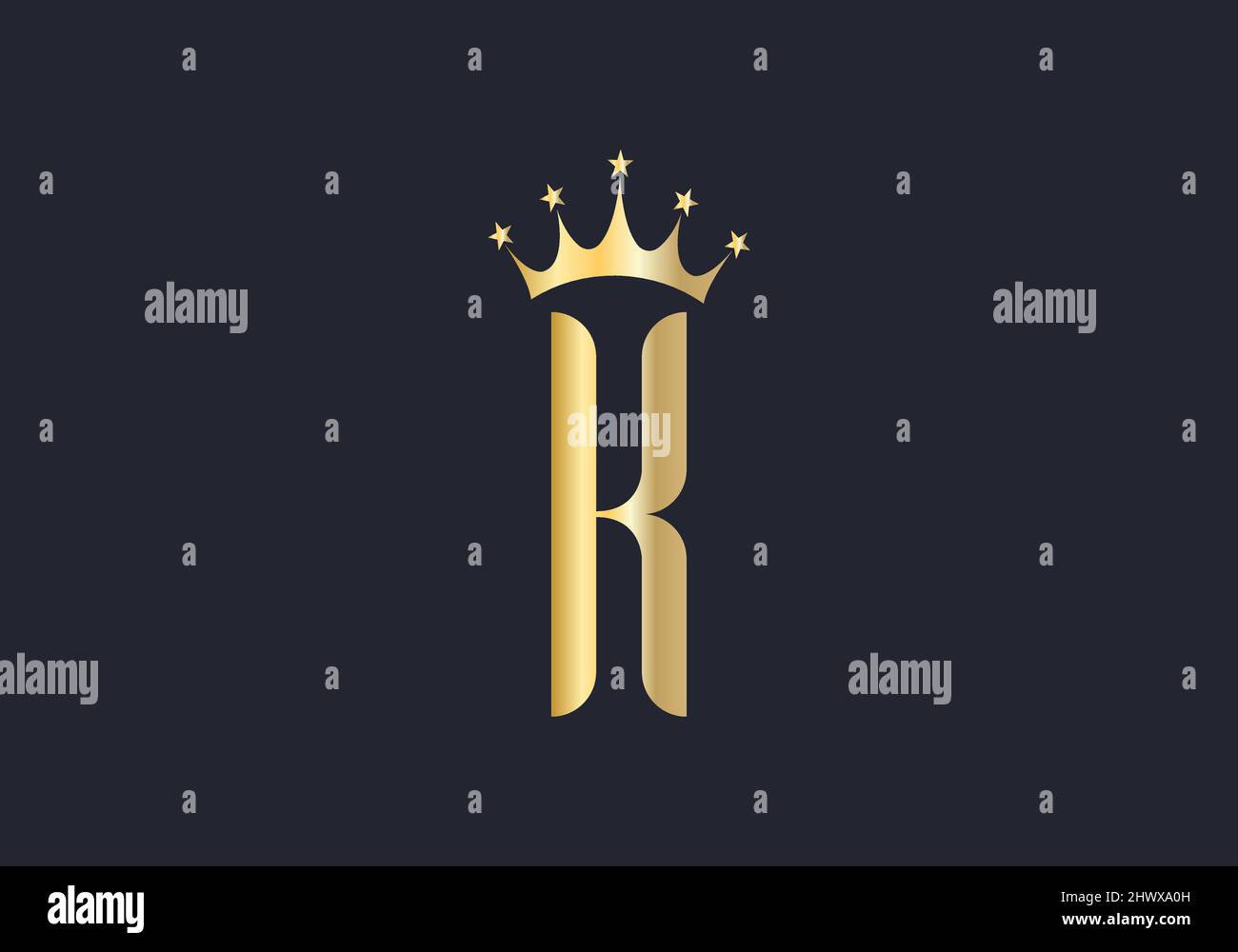 Alphabet R And K In Heart