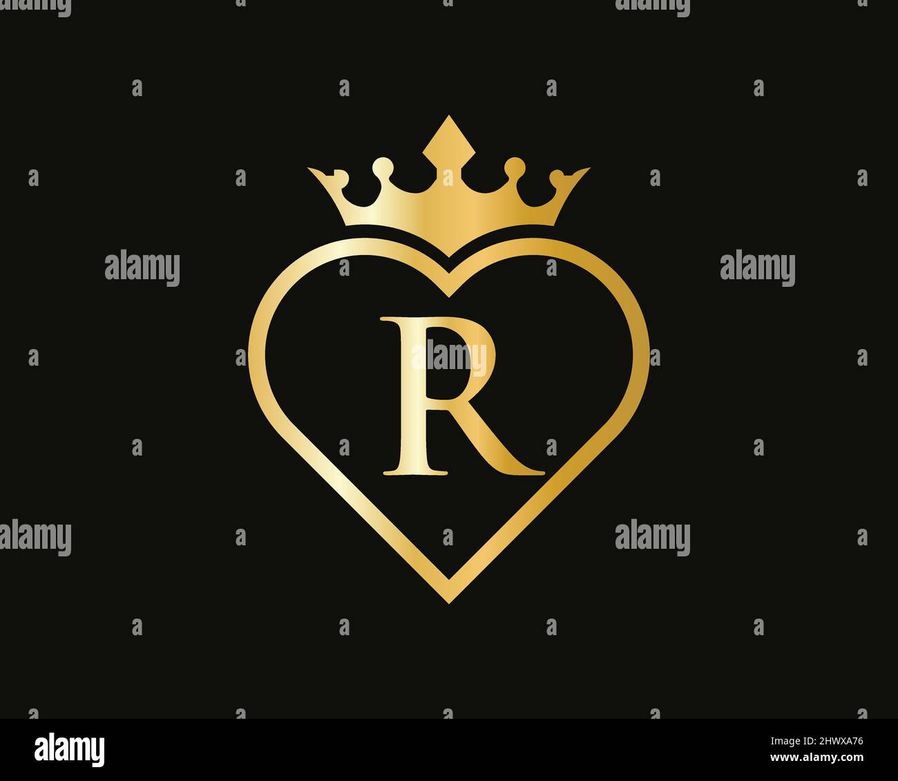 Alphabet R And S In Heart