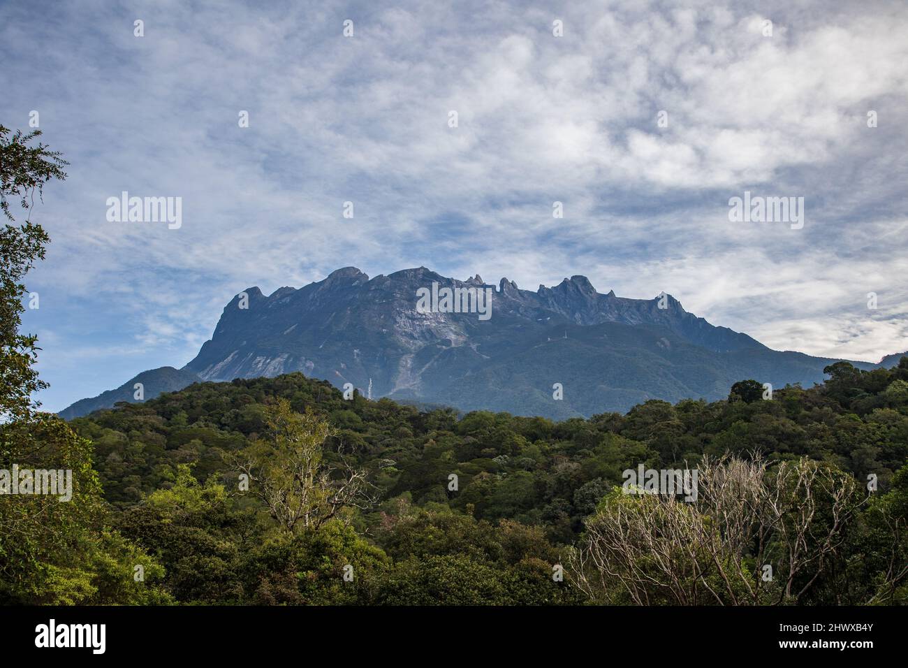 Amazing and the greatest Mount Kinabalu view form Kundasang National ...