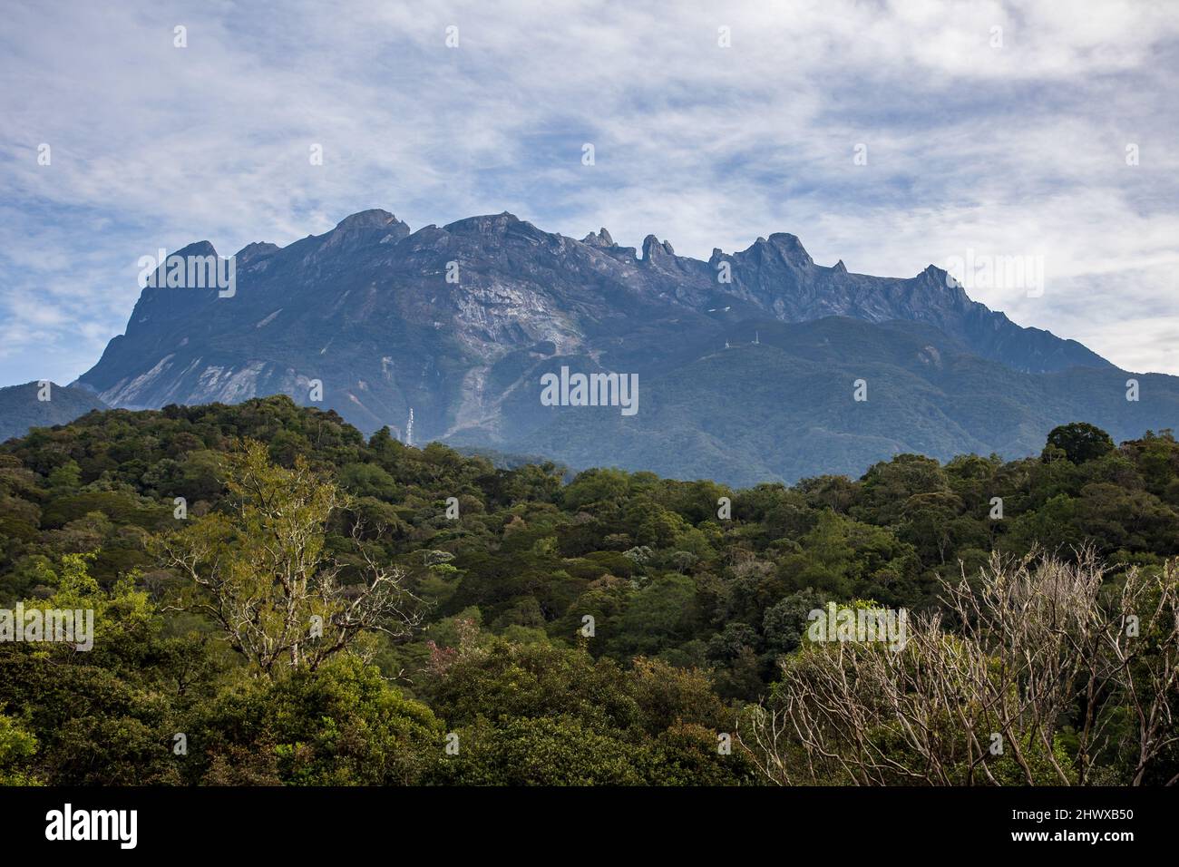 Amazing and the greatest Mount Kinabalu view form Kundasang National ...