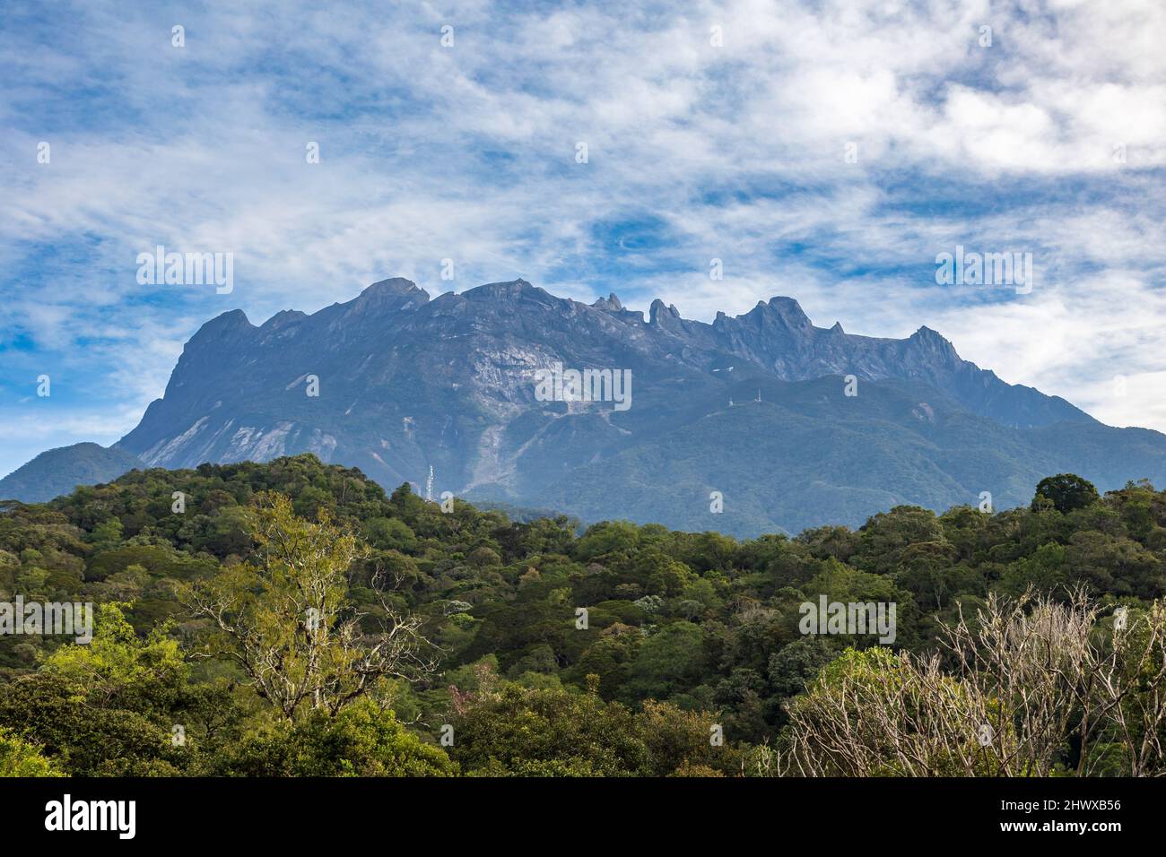 Amazing and the greatest Mount Kinabalu view form Kundasang National ...