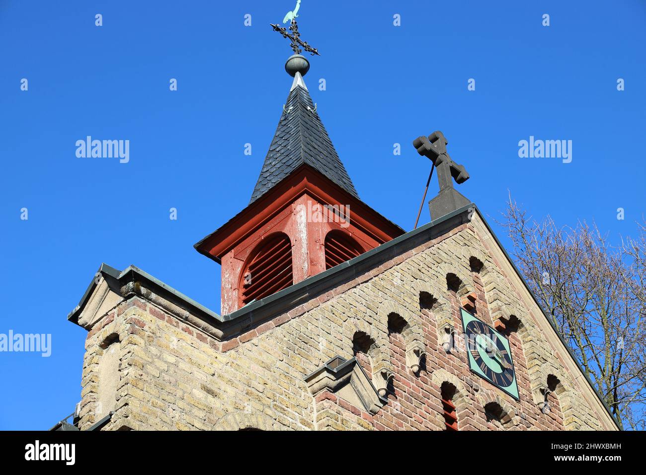 tower of a church Stock Photo - Alamy