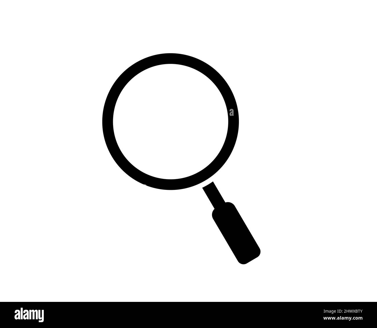 Magnifying Glass concept. Search Logo. Initial Magnifying Glass Zoom ...