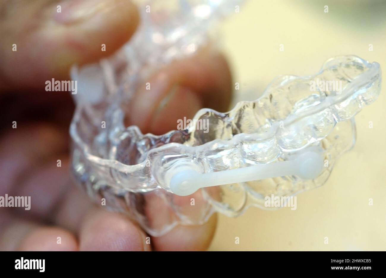 A mouth silencer which is used to help patiants with extreme problems ...