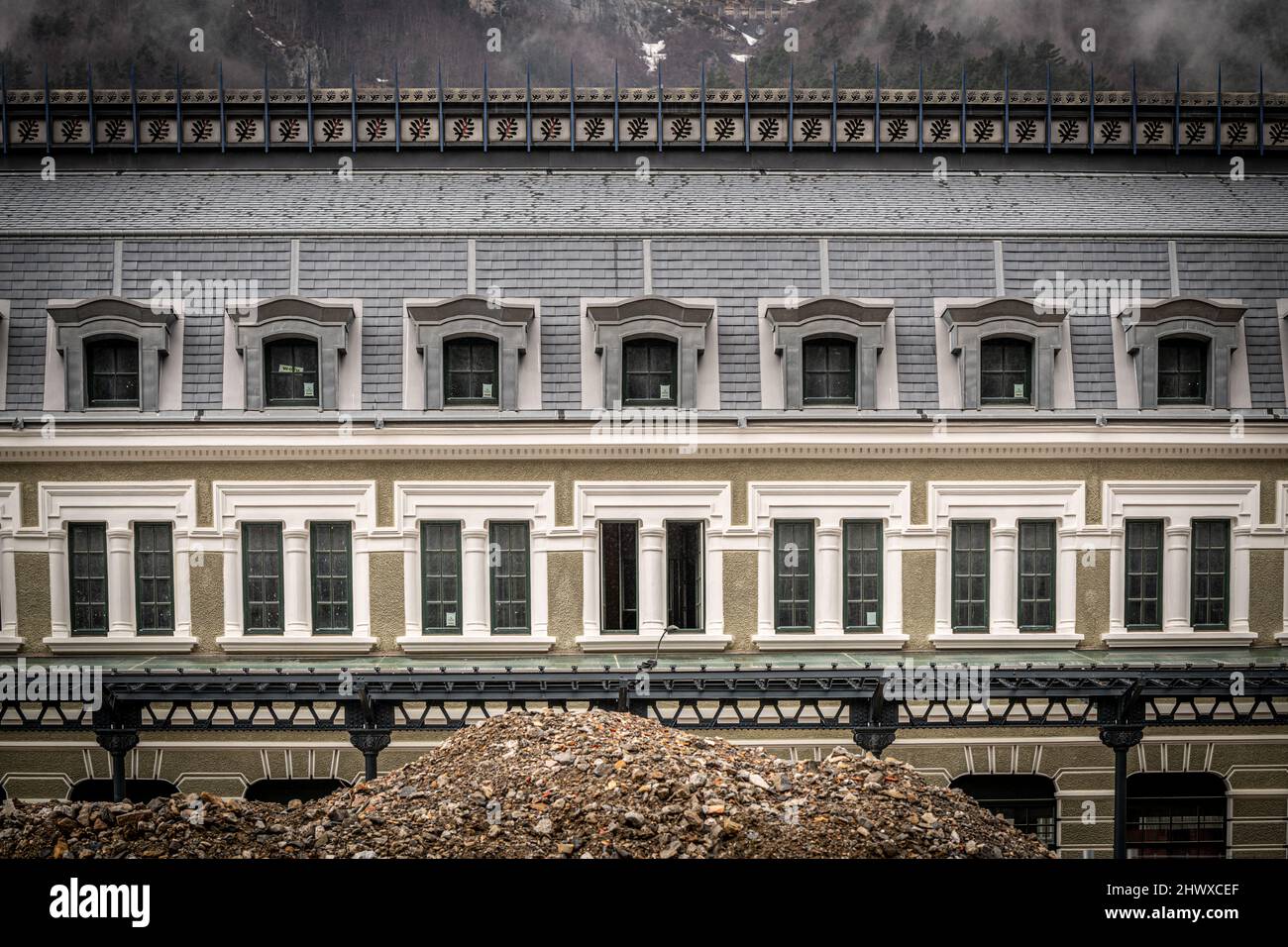 Canfranc Train station, Pyrenees Spain Stock Photo - Alamy