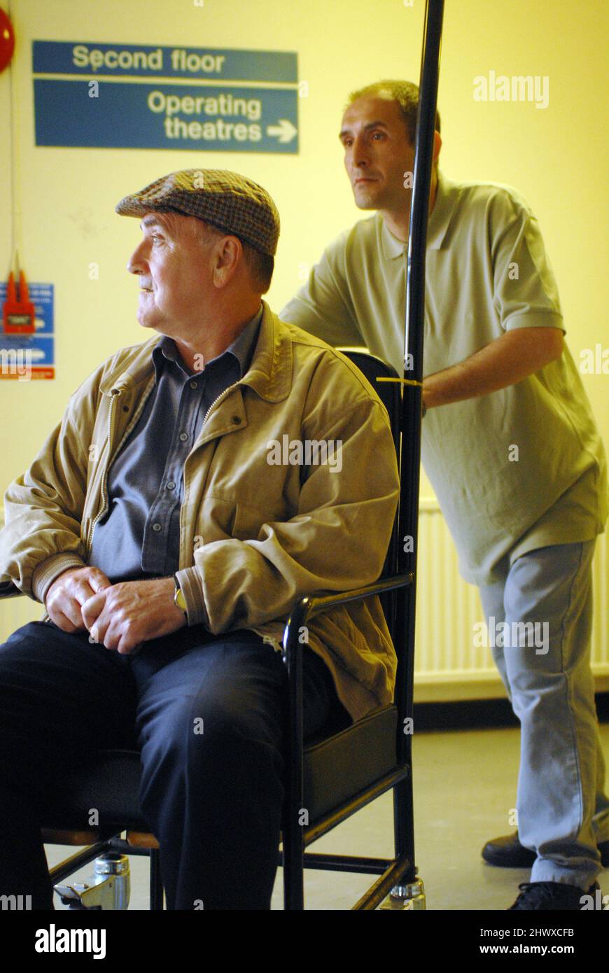 Hospital porter with patient hi-res stock photography and images - Alamy