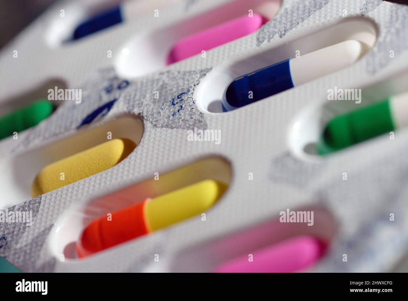 Assortment of pills in packaging hi-res stock photography and images ...